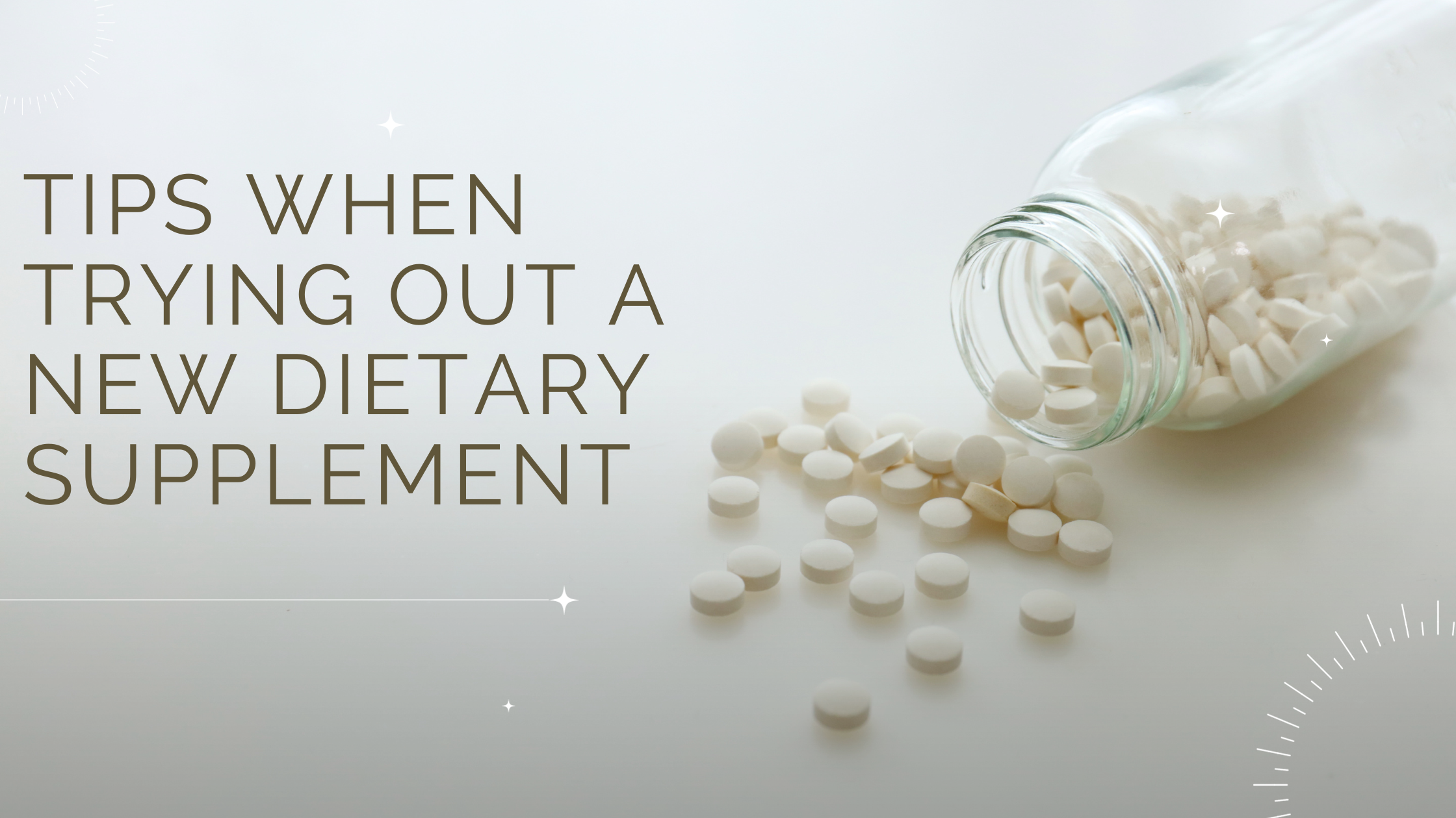 Tips When Trying Out a New Dietary Supplement – PurMEDICA